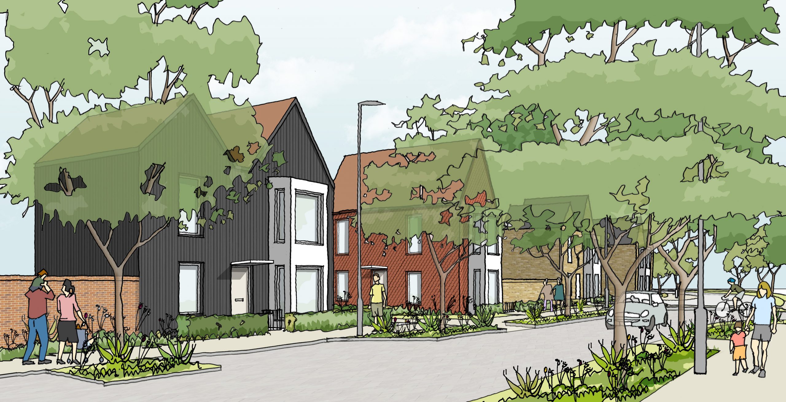 Green spaces and communal pathways | BPTW