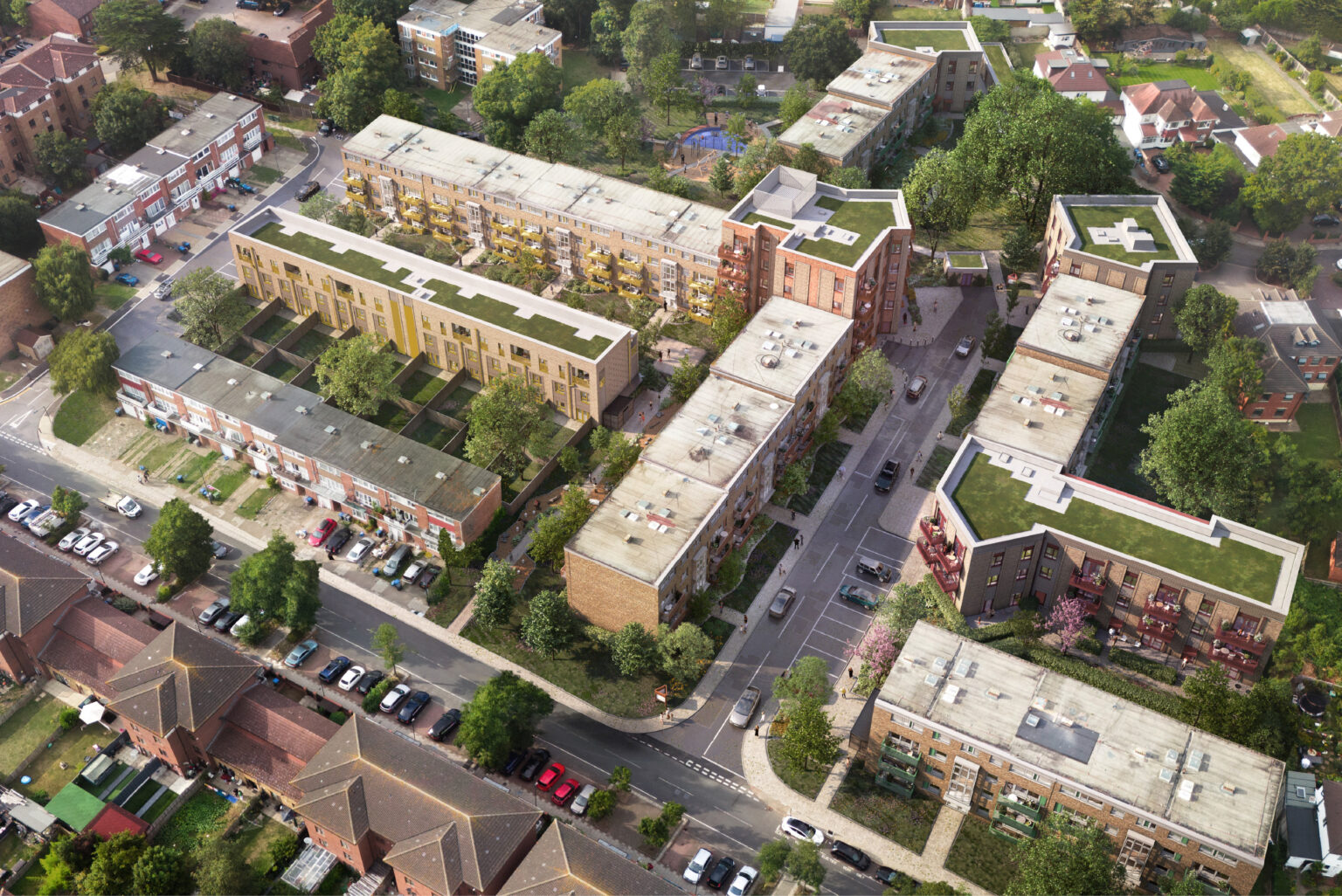 BPTW secures planning approval for MTVH garage site in Chalkhill Estate ...